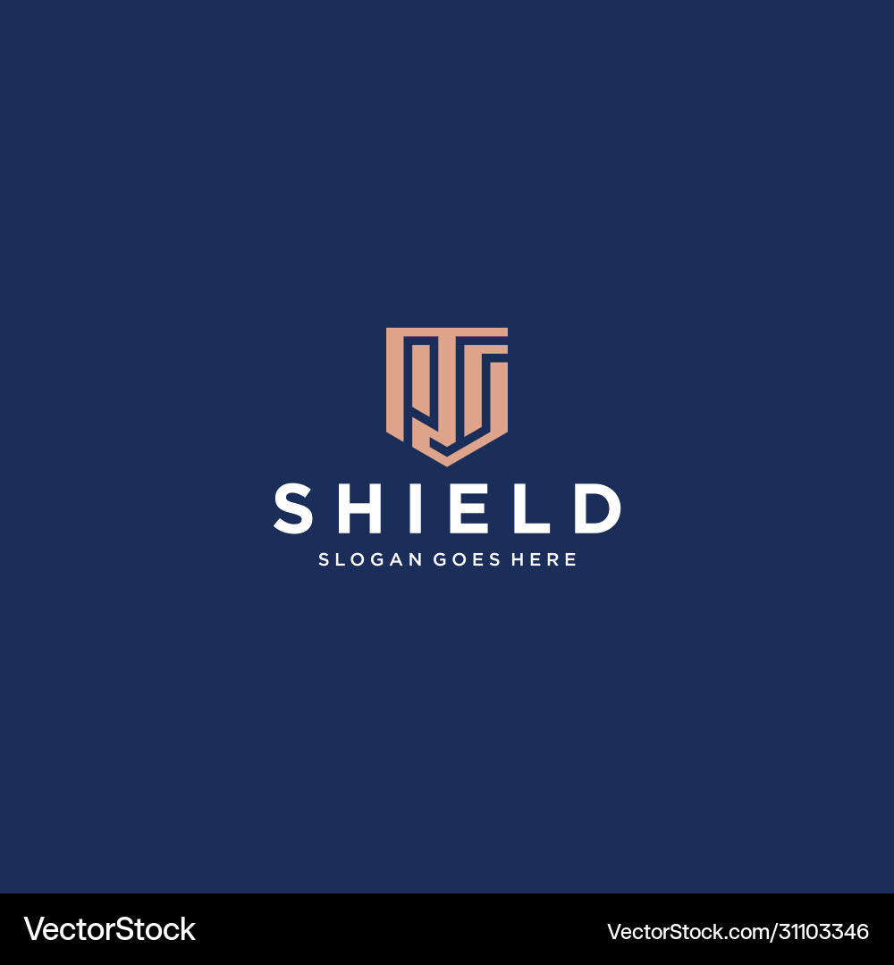 Ps shield logo Royalty Free Vector Image - VectorStock