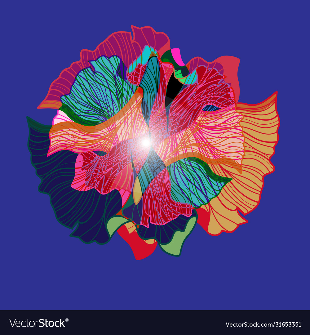 Abstract background with different elements Vector Image