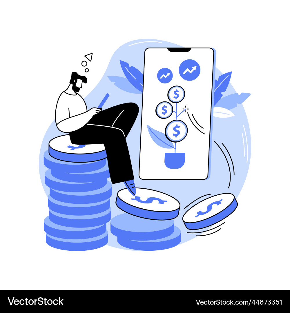Venture capital isolated cartoon Royalty Free Vector Image