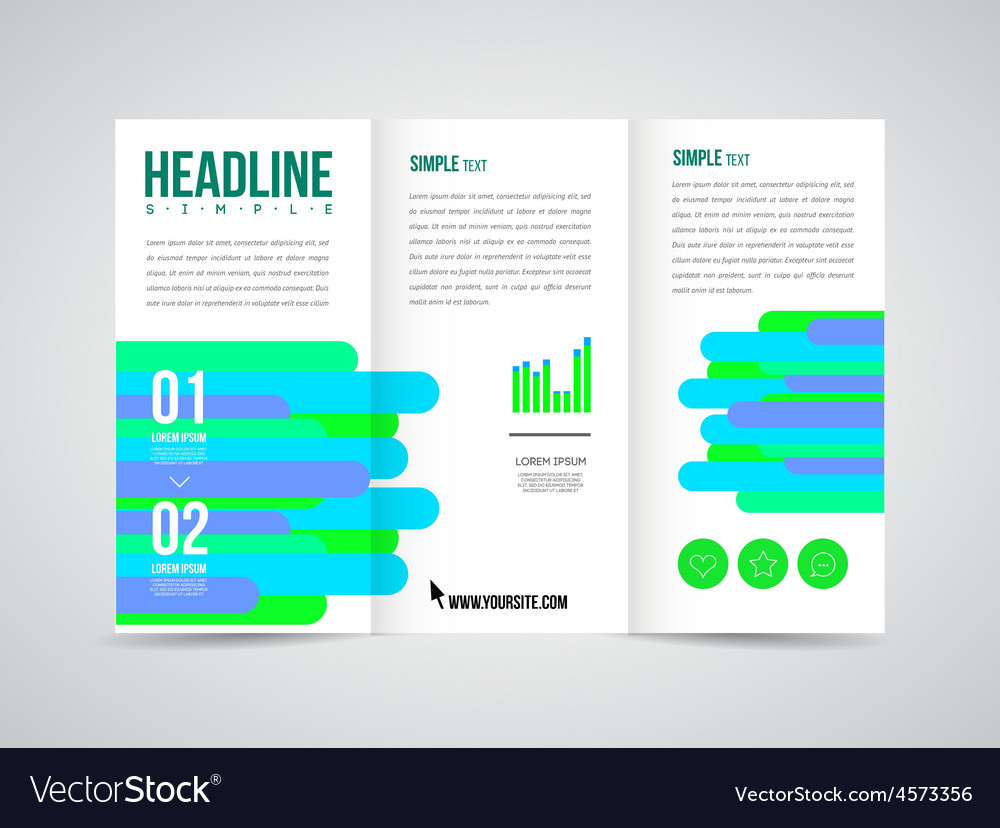 Brochure template Royalty Free Vector Image - VectorStock
