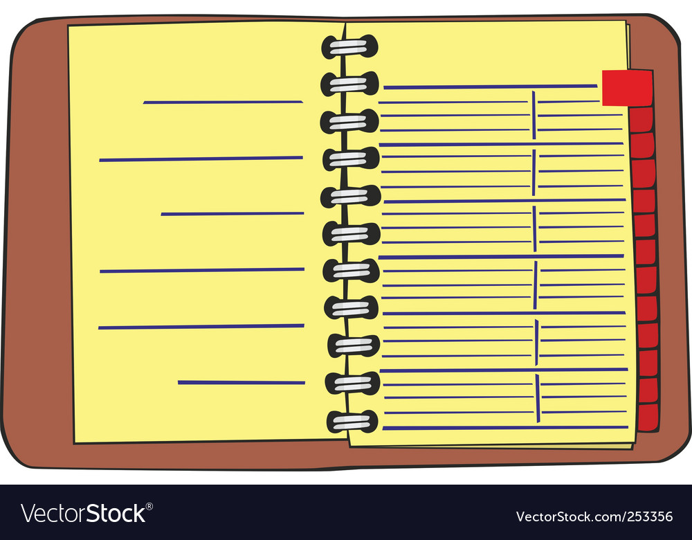 Notebook Royalty Free Vector Image - VectorStock