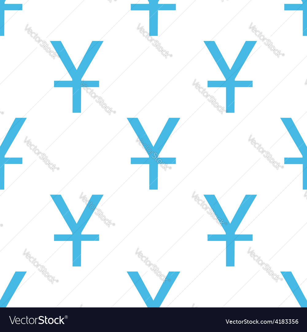 Yen seamless pattern Royalty Free Vector Image