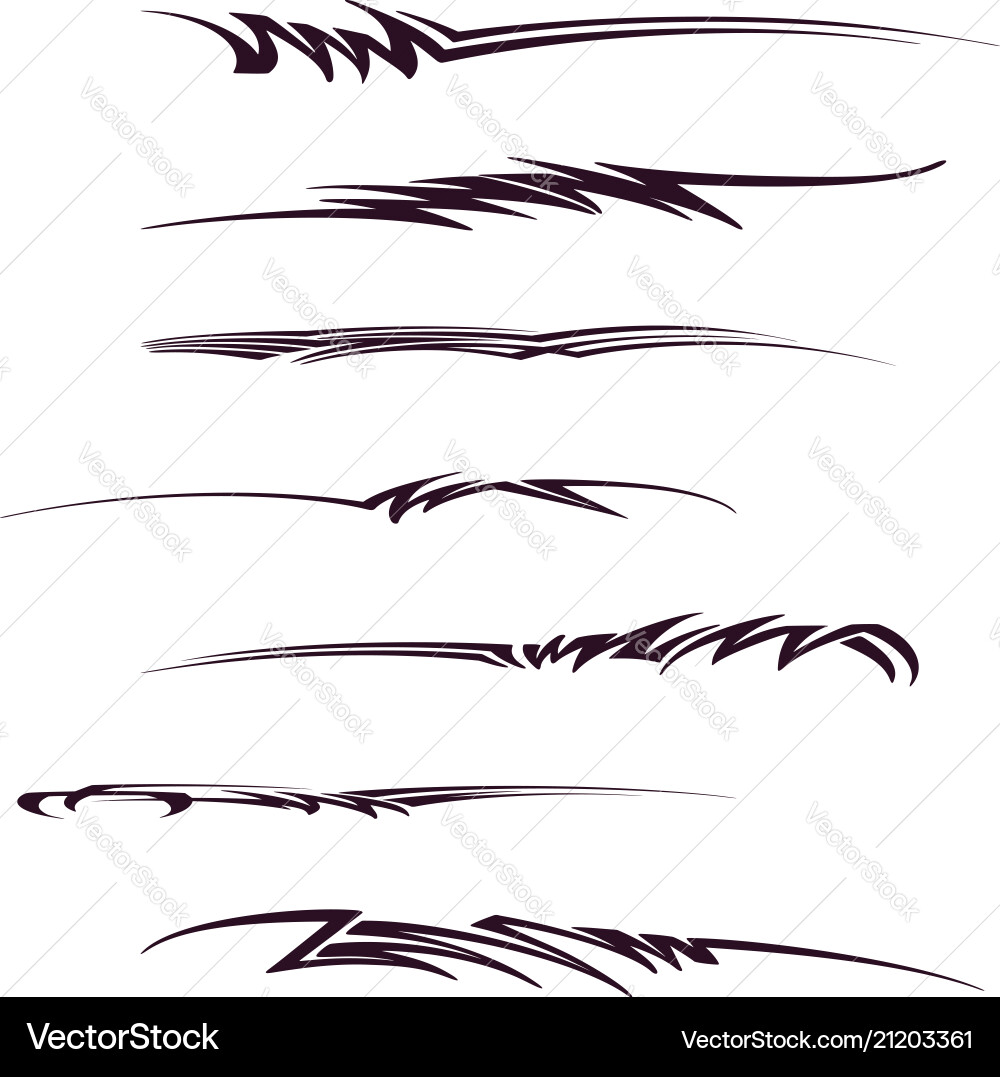 Car motorcycle racing vehicle graphics vinyls Vector Image