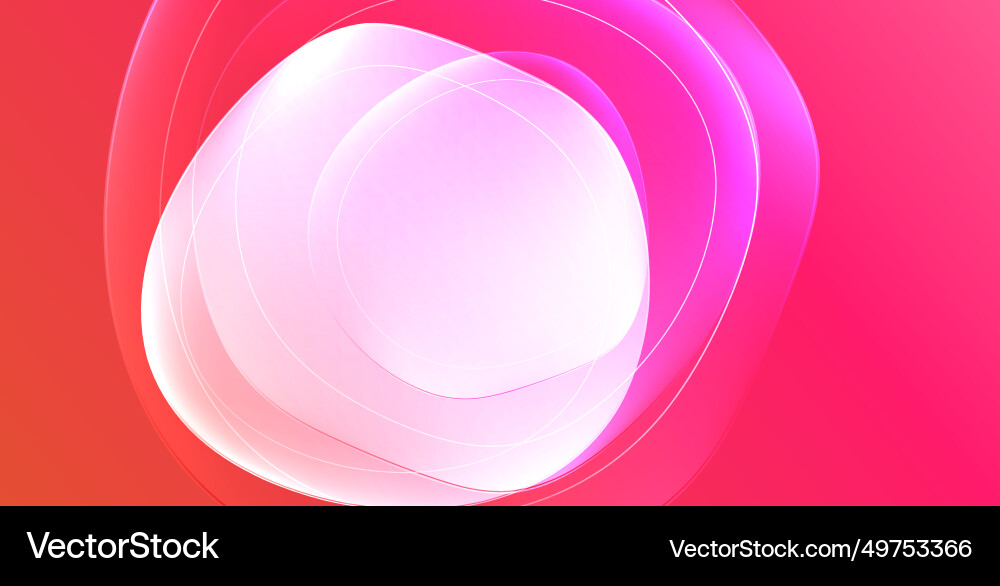 Colorful transparent flowing fluid shapes Vector Image