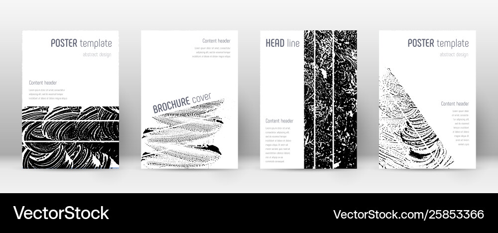 Cover page design template geometric brochure lay Vector Image