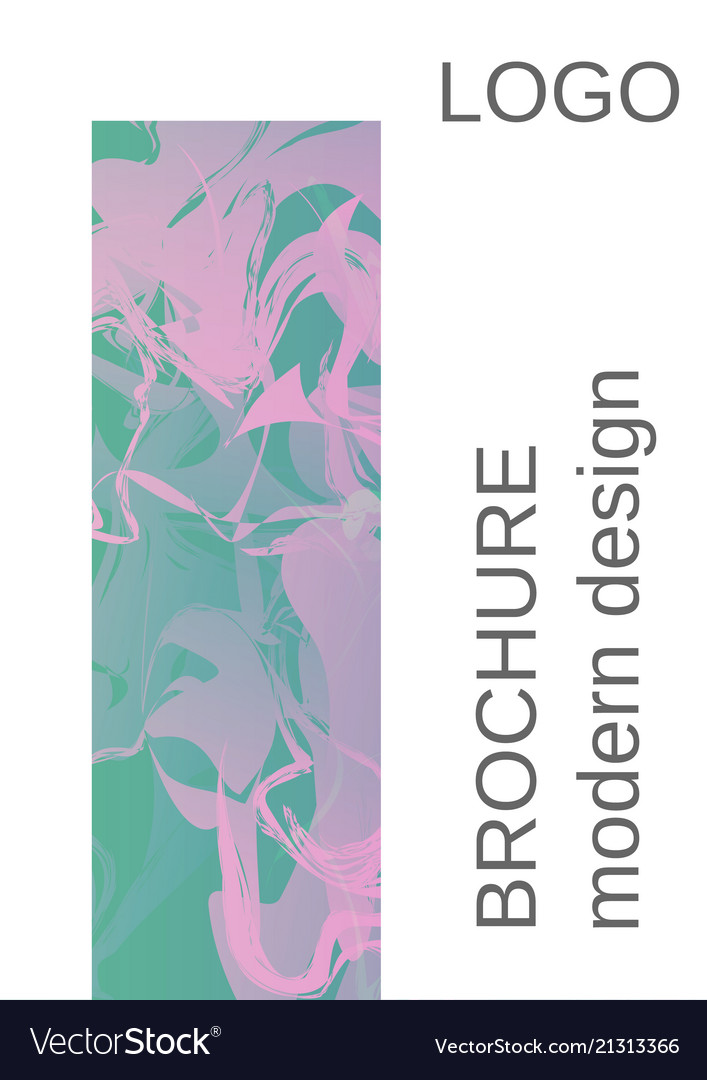 Creative fluid background from current forms Vector Image