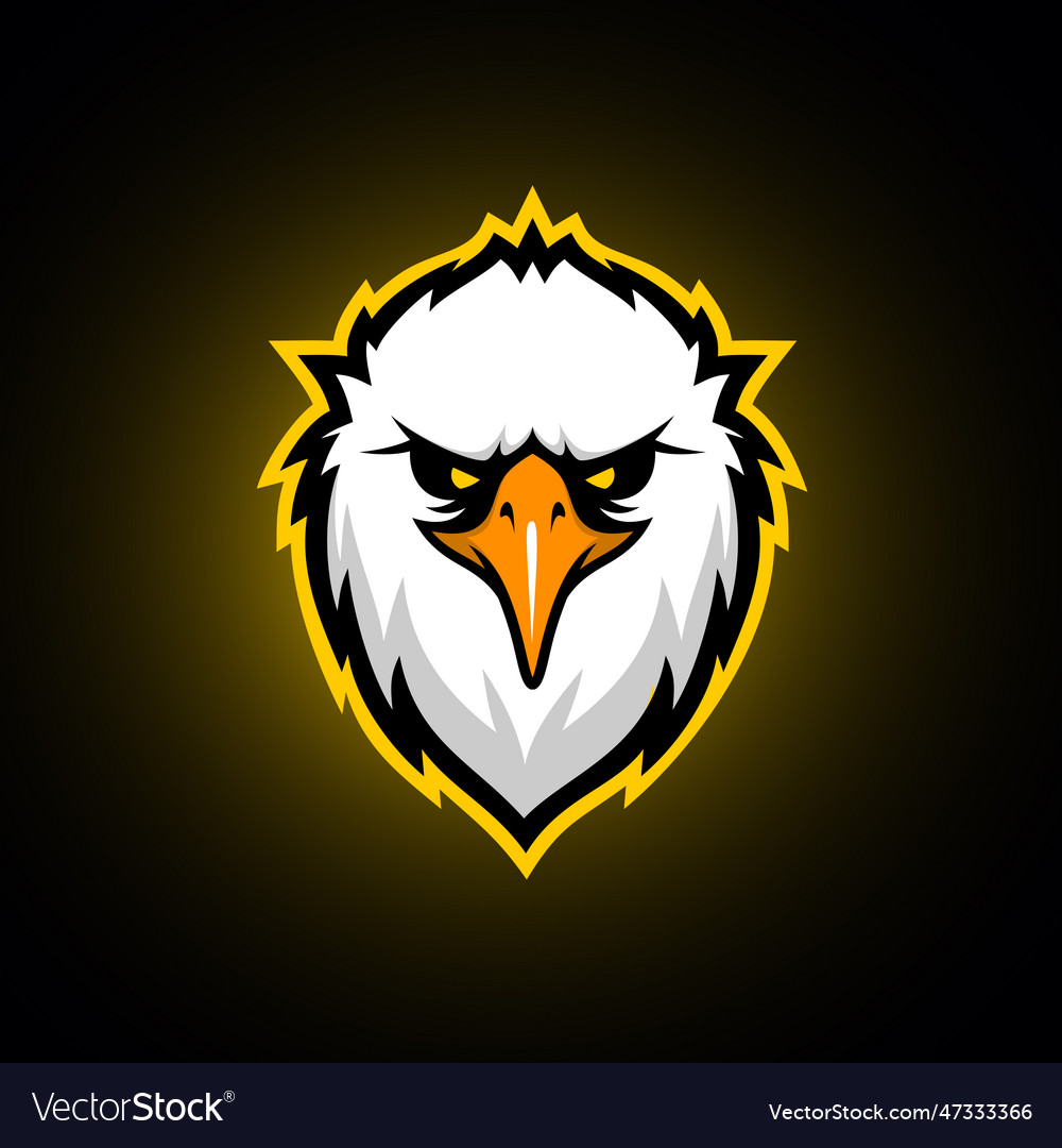 Eagle head mascot logo - animals mascot logo Vector Image Eagle head mascot logo - animals mascot logo Vector Image