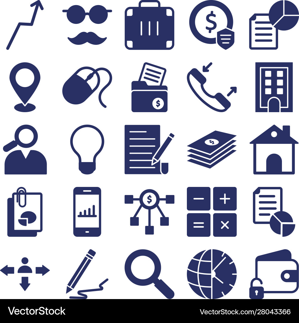 We are up with trade icon these ico Royalty Free Vector