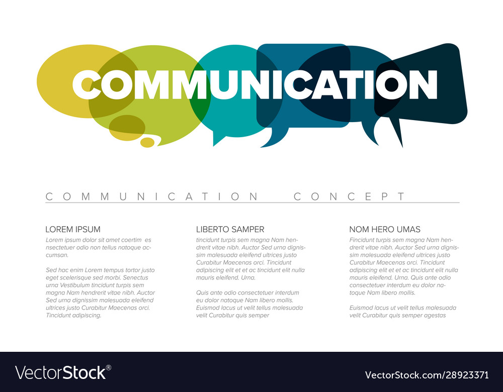 Communication concept Royalty Free Vector Image