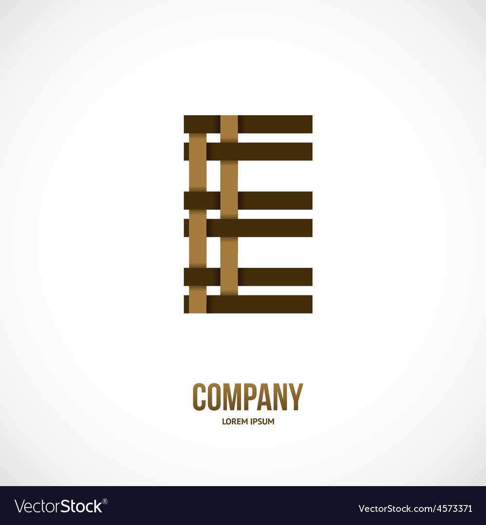 Letter design Royalty Free Vector Image - VectorStock