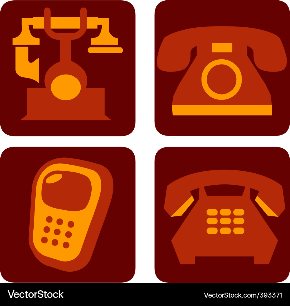 Telephone Royalty Free Vector Image - VectorStock