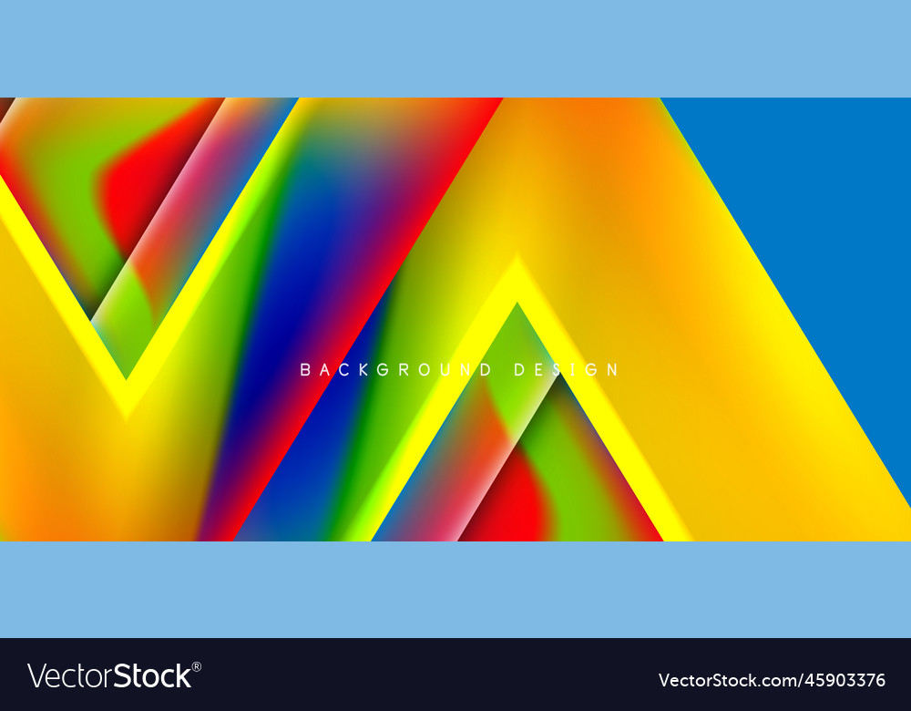 Abstract background with overlapping triangles Vector Image
