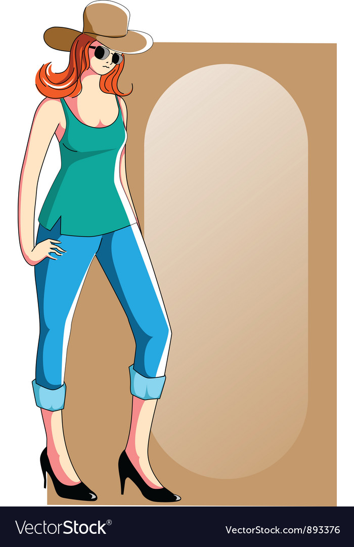 Model Royalty Free Vector Image - VectorStock