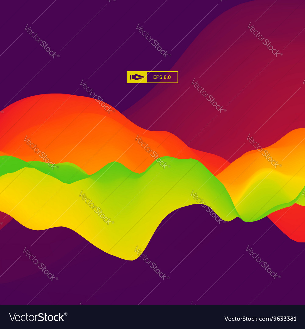 3d abstract background dynamic motion effect Vector Image