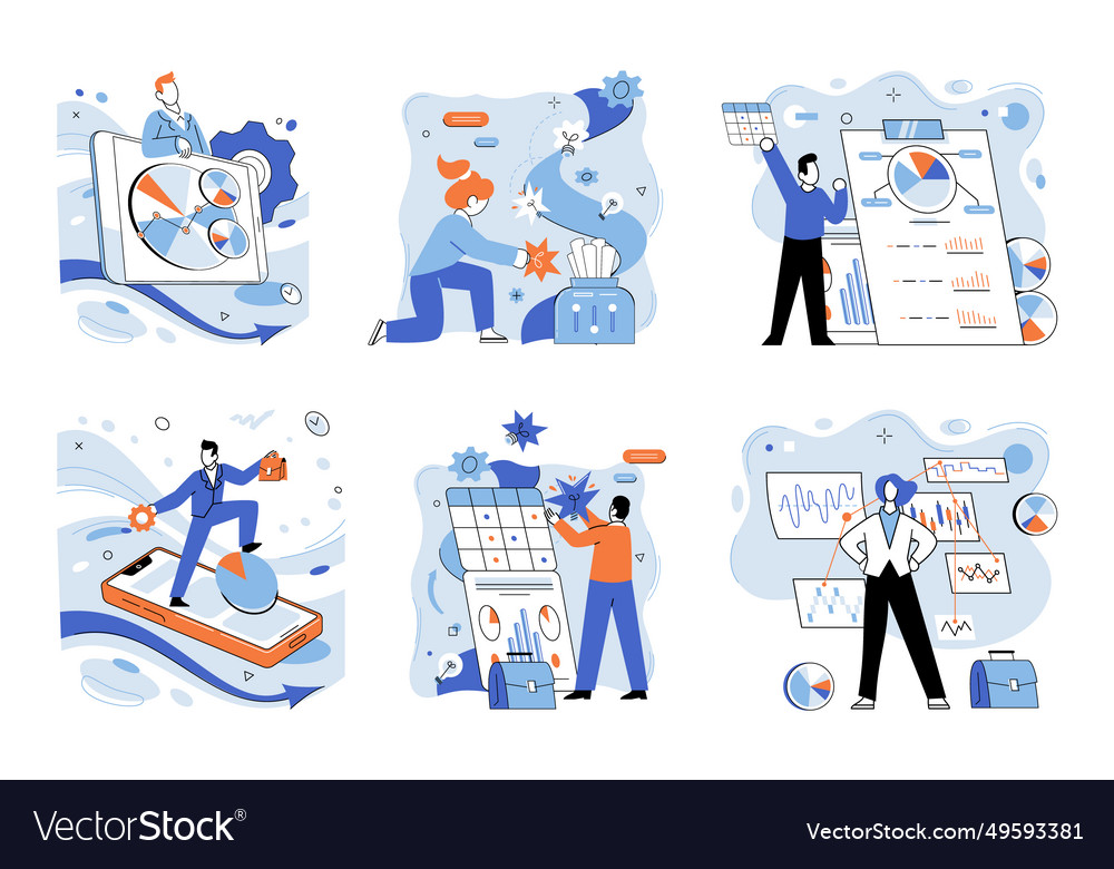Business Automation Efficiency Royalty Free Vector Image