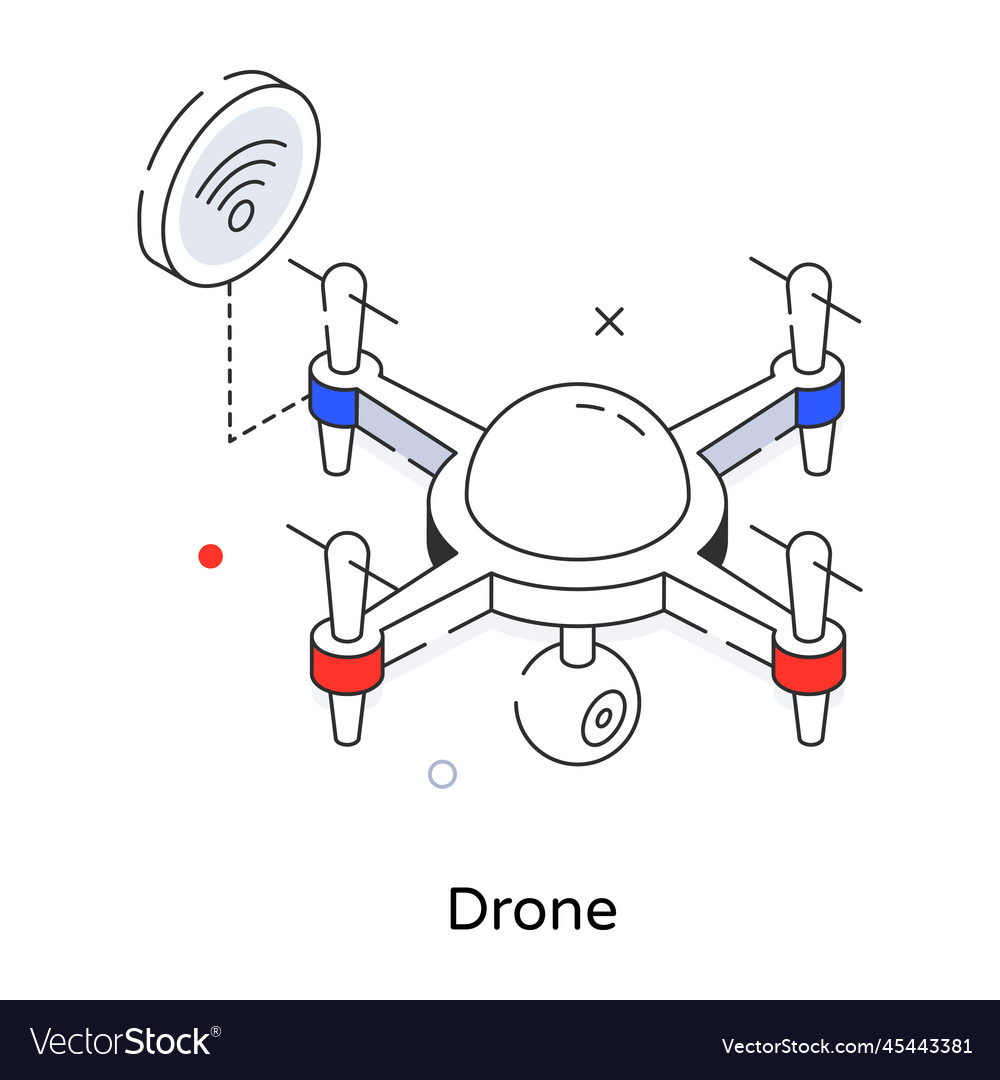 Drone Royalty Free Vector Image - VectorStock