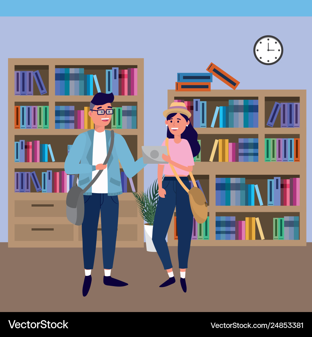 Education university college cartoon Royalty Free Vector