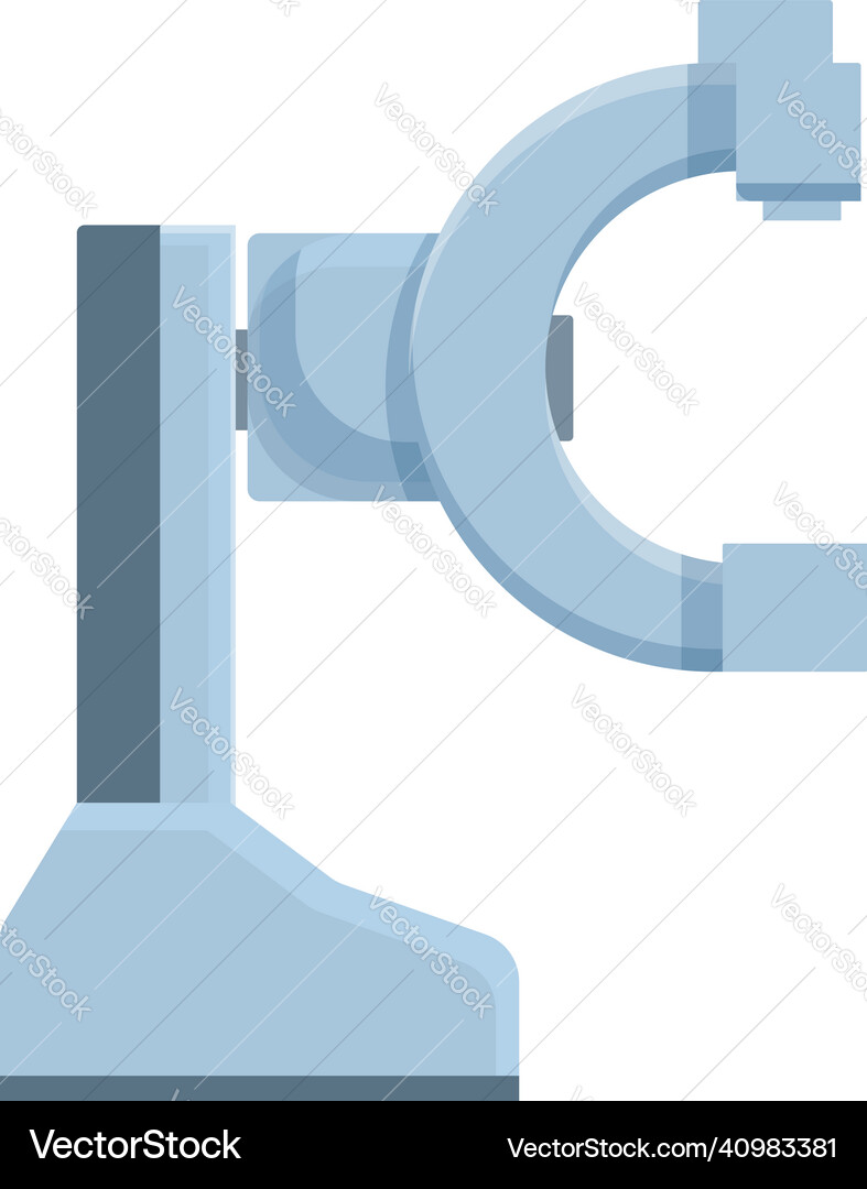 Oncology mammography machine icon cartoon Vector Image