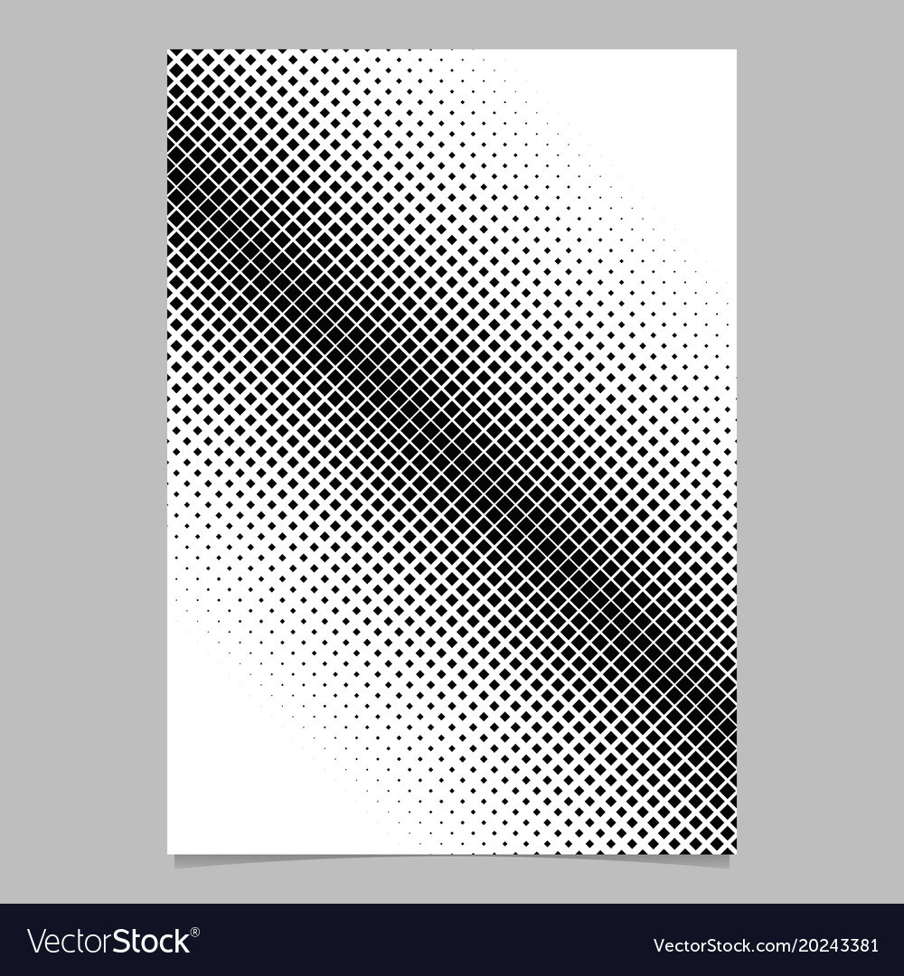 Retro abstract halftone diagonal square Royalty Free Vector