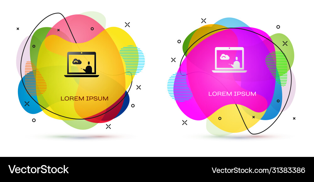 Color weather forecast icon isolated on white Vector Image