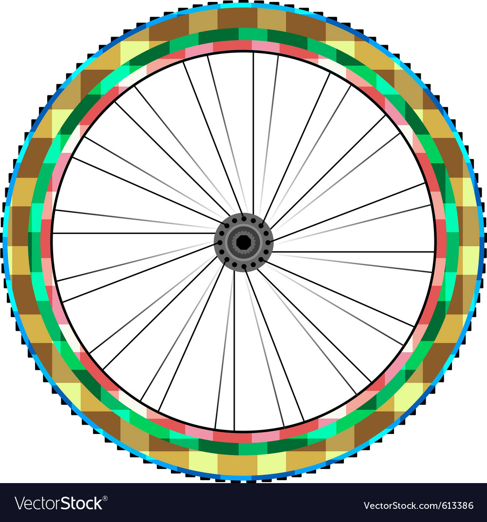 Front wheel Royalty Free Vector Image - VectorStock