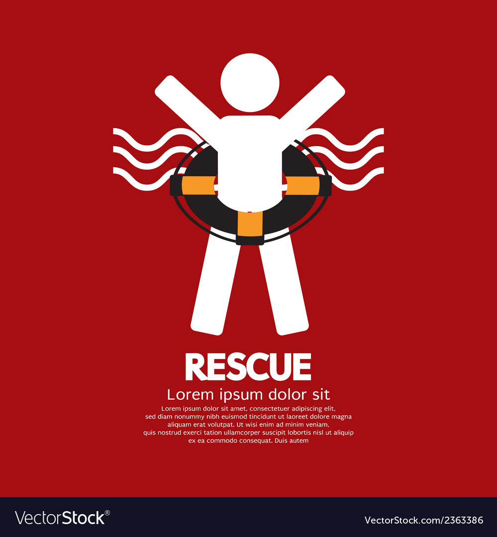 Rescue Royalty Free Vector Image - VectorStock