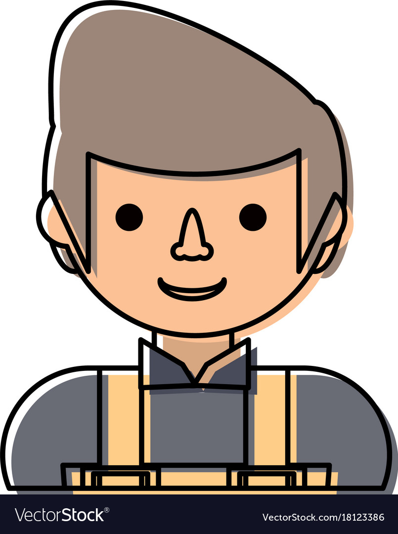 Working man Royalty Free Vector Image - VectorStock