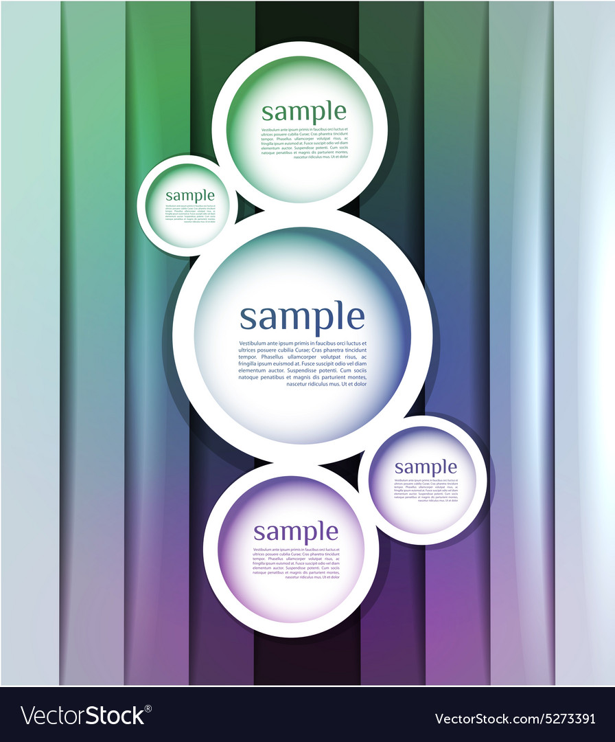 Abstract line background design template Vector Image