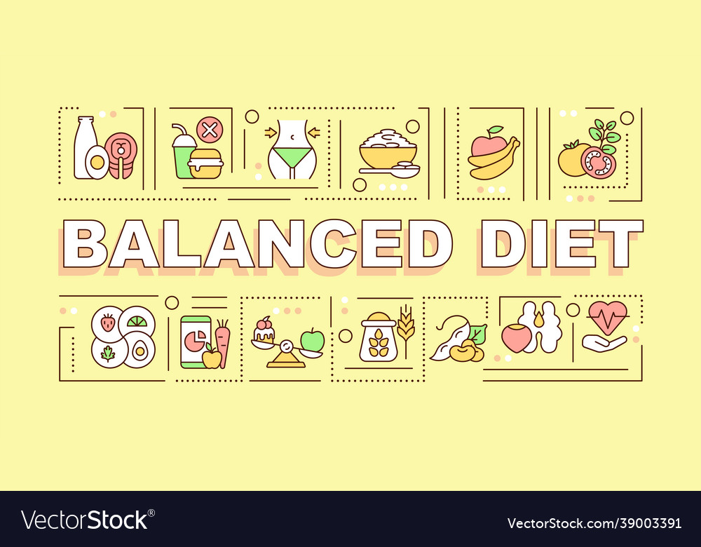 Balanced Diet Word Concepts Banner Royalty Free Vector Image balanced-diet-word-concepts-banner-royalty-free-vector-image