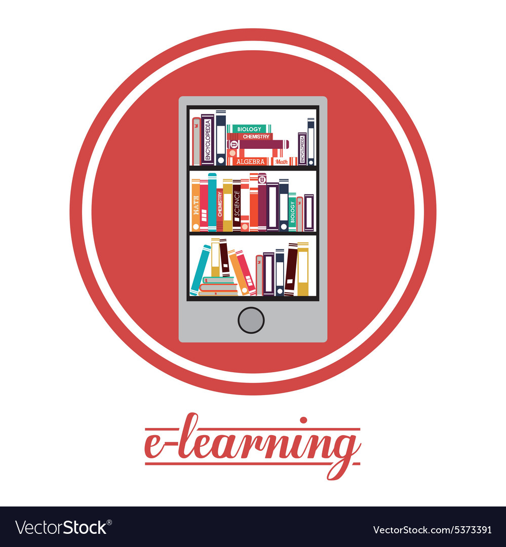 E-learning design Royalty Free Vector Image - VectorStock