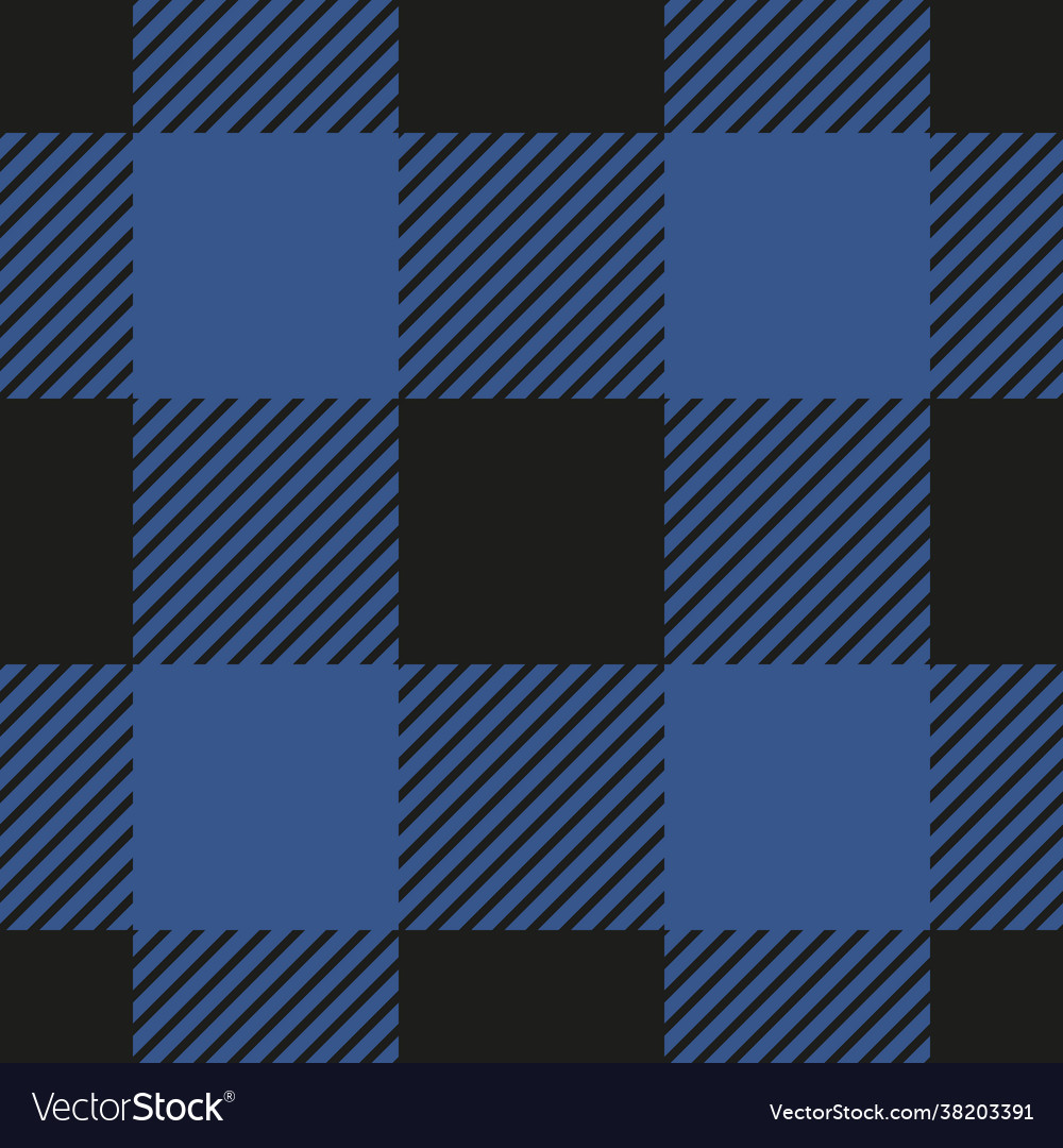Lumberjack plaid seamless pattern Royalty Free Vector Image