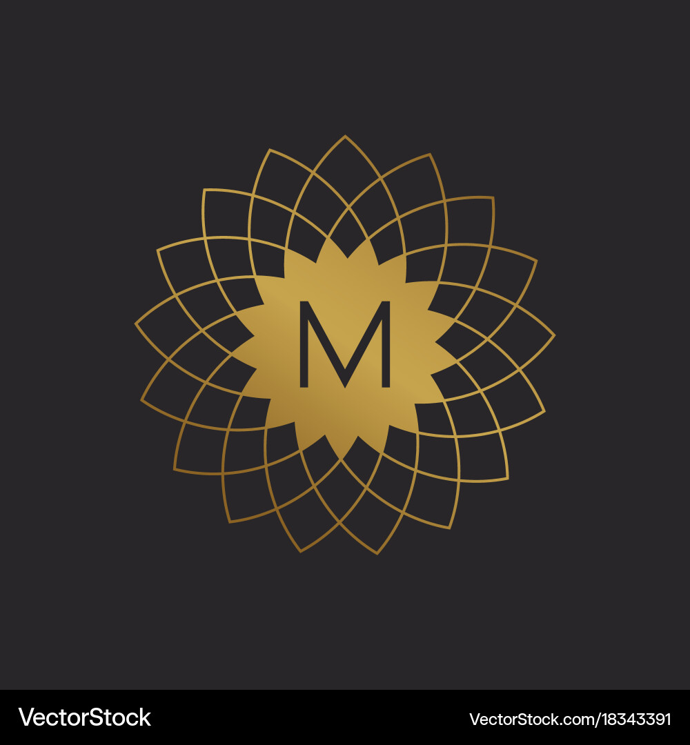 Set of simple and graceful monogram design Vector Image