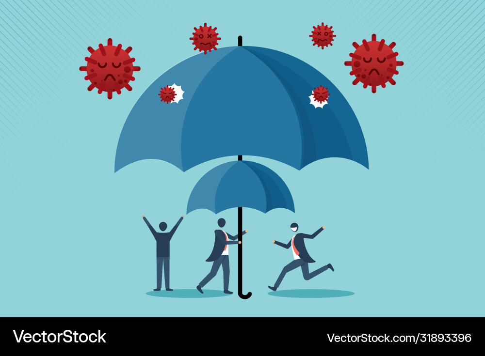 Covid19-19 or coronavirus outbreak financial Vector Image