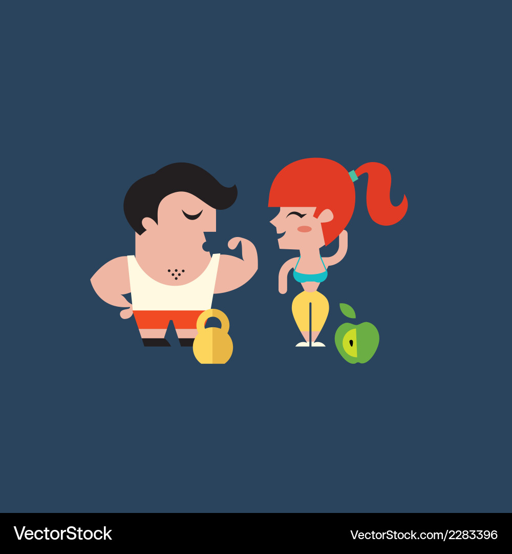 Fitness Royalty Free Vector Image - VectorStock