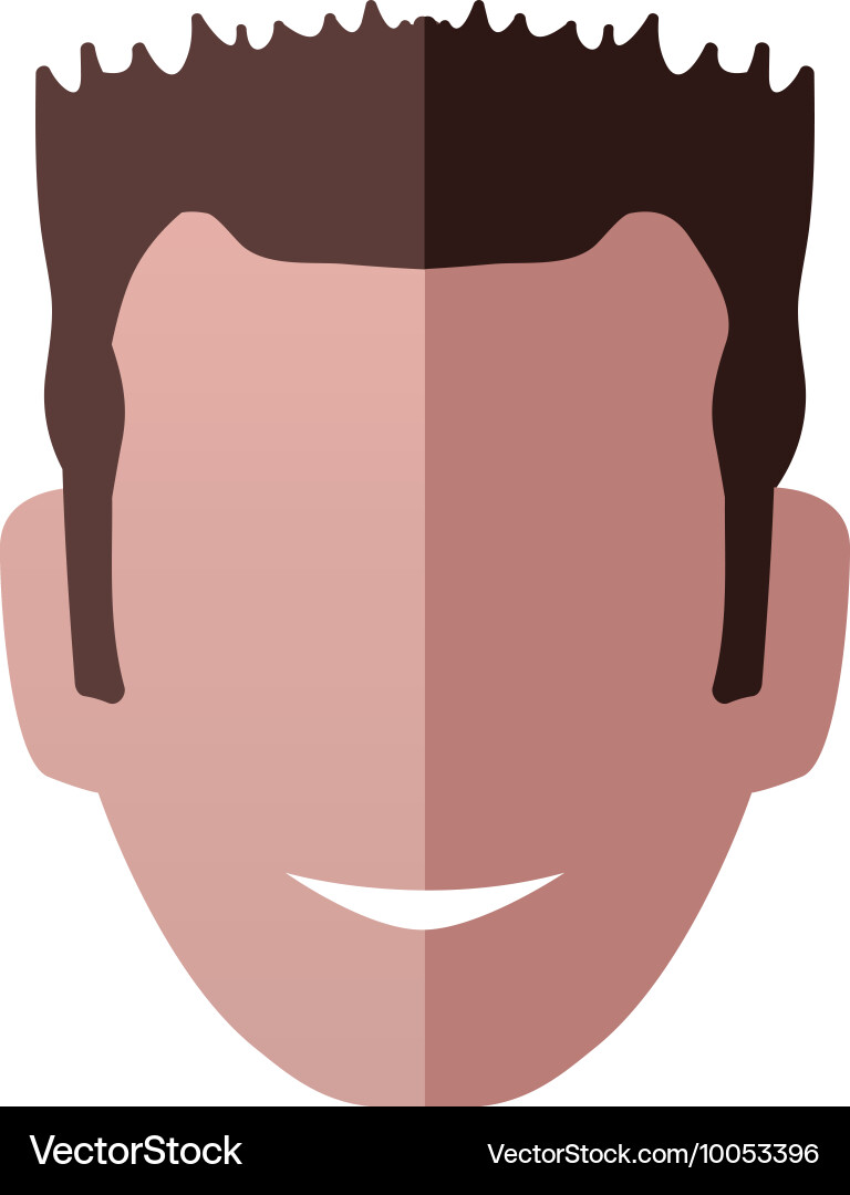 Man head icon male avatar design graphic Vector Image