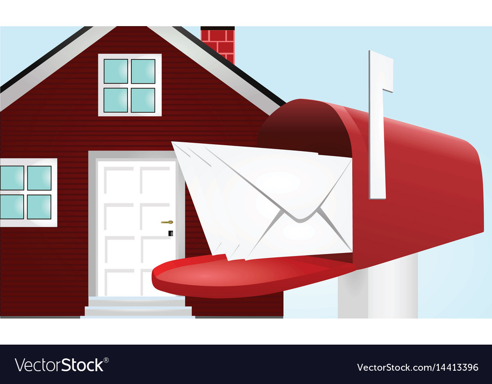 Post box Royalty Free Vector Image - VectorStock