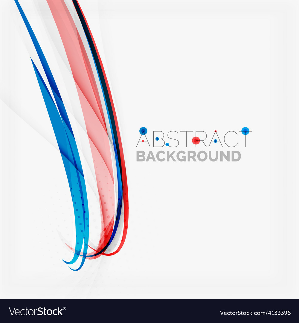 Red and blue color swirl concept Royalty Free Vector Image