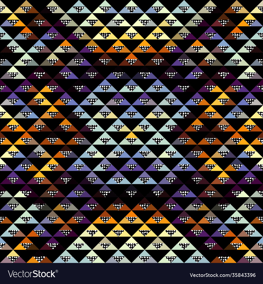 Seamless pattern background a triangles Royalty Free Vector