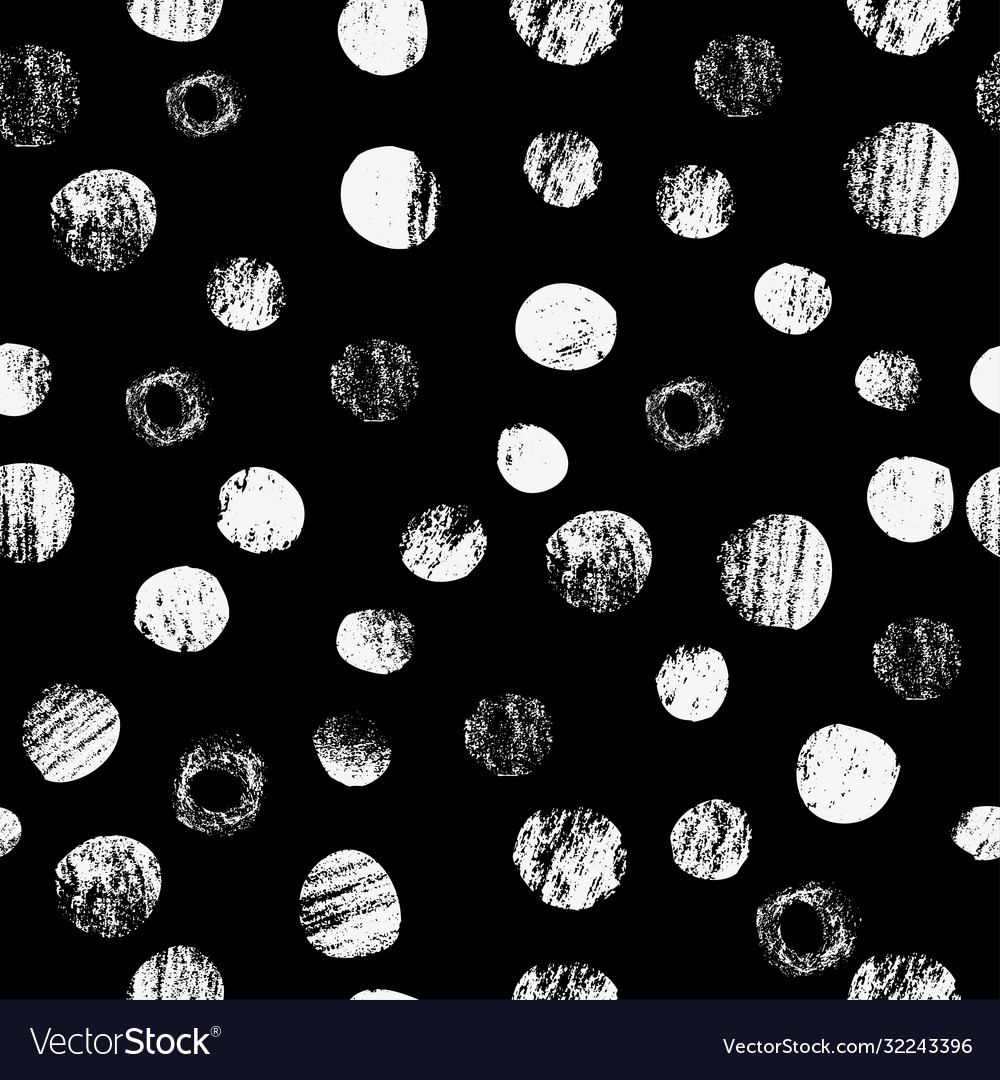 Seamless polka dot pattern Royalty Free Vector Image