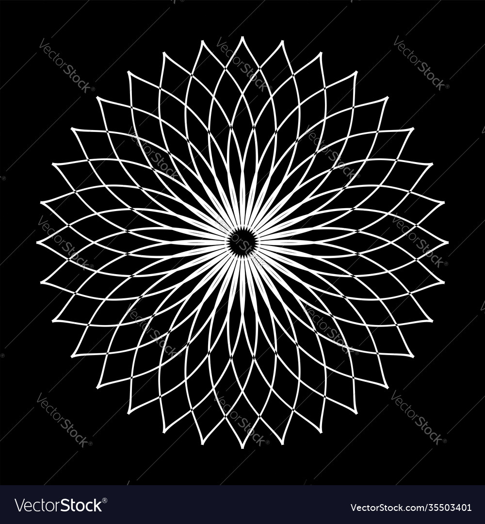 Abstract circle pattern Royalty Free Vector Image