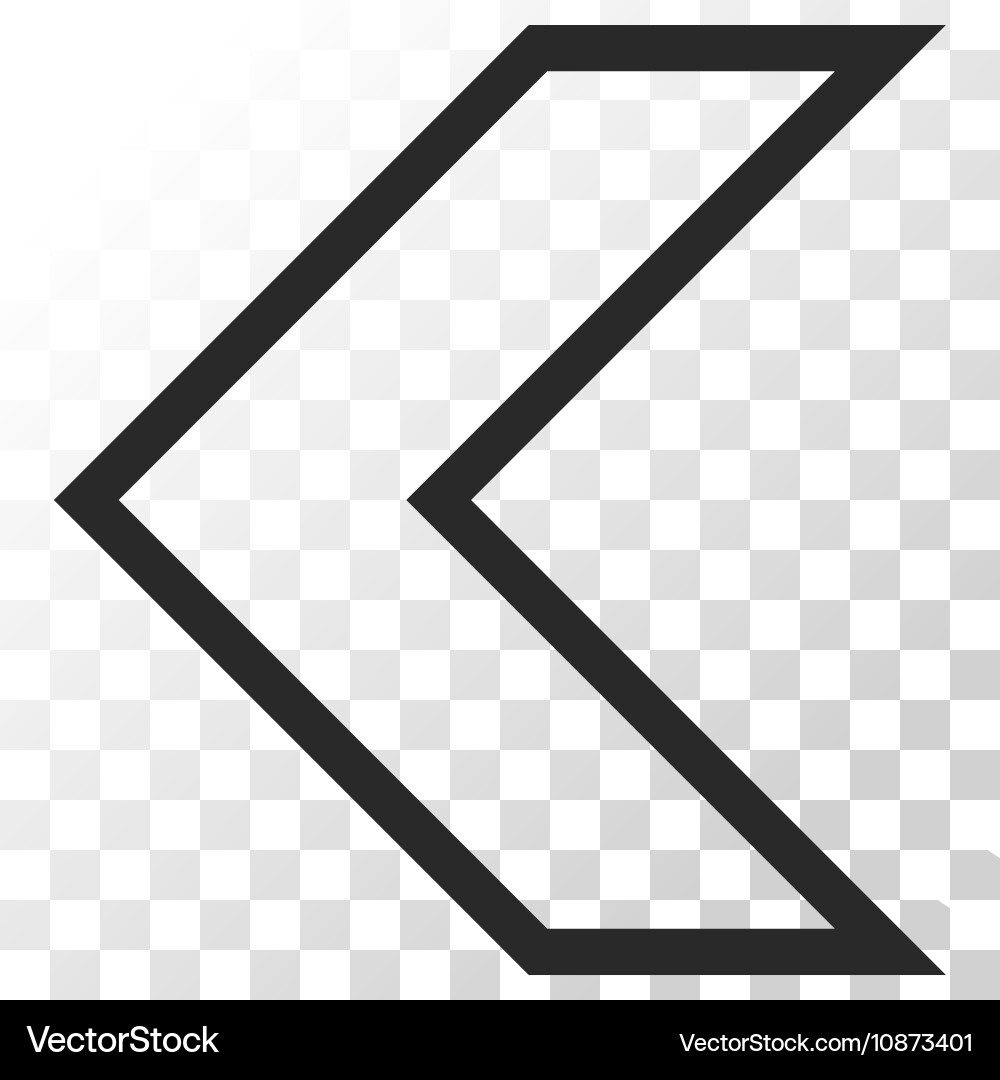 Arrowhead left icon Royalty Free Vector Image - VectorStock