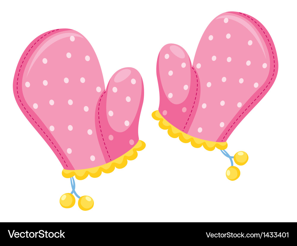 Kitchen gloves Royalty Free Vector Image - VectorStock