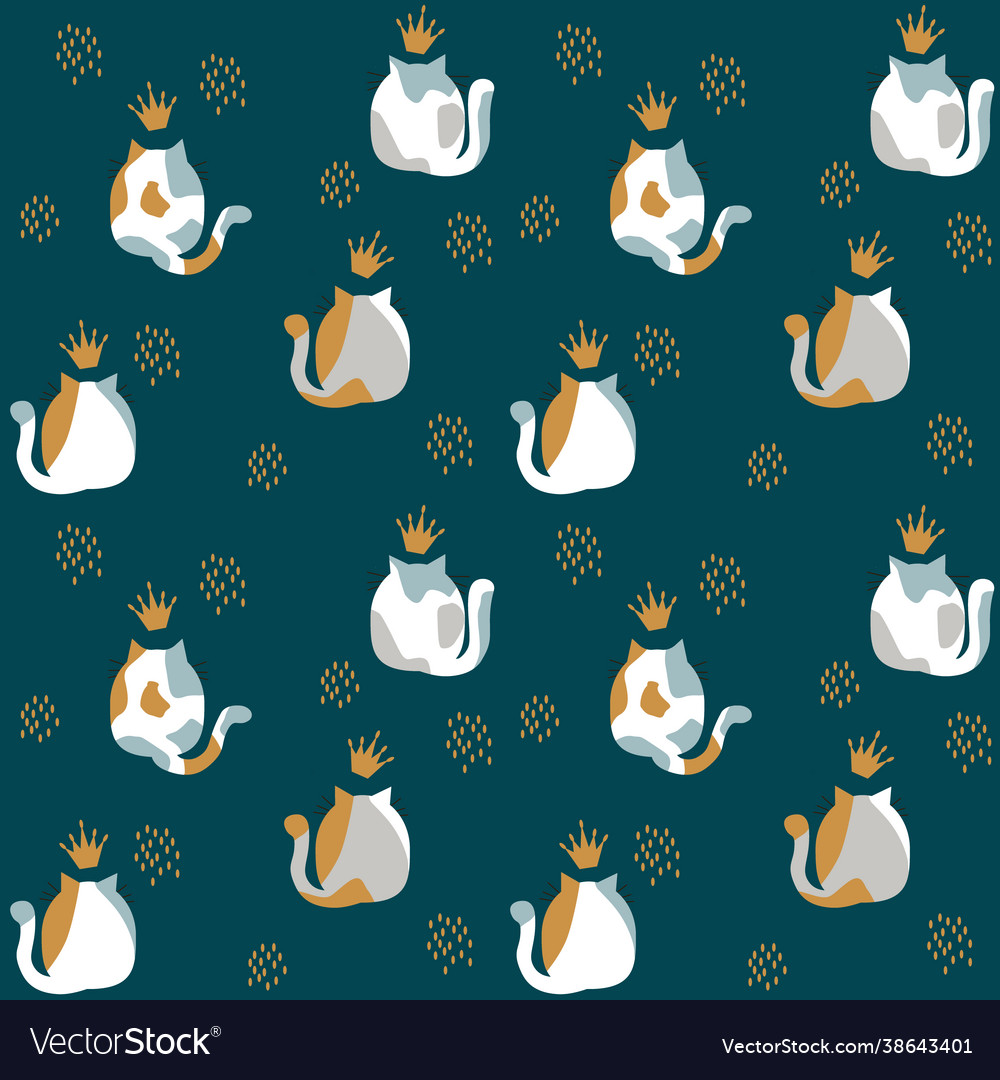 Pattern with backs spotted Royalty Free Vector Image