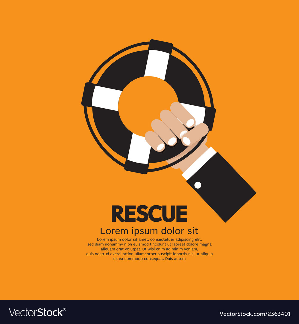 Rescue Royalty Free Vector Image - VectorStock