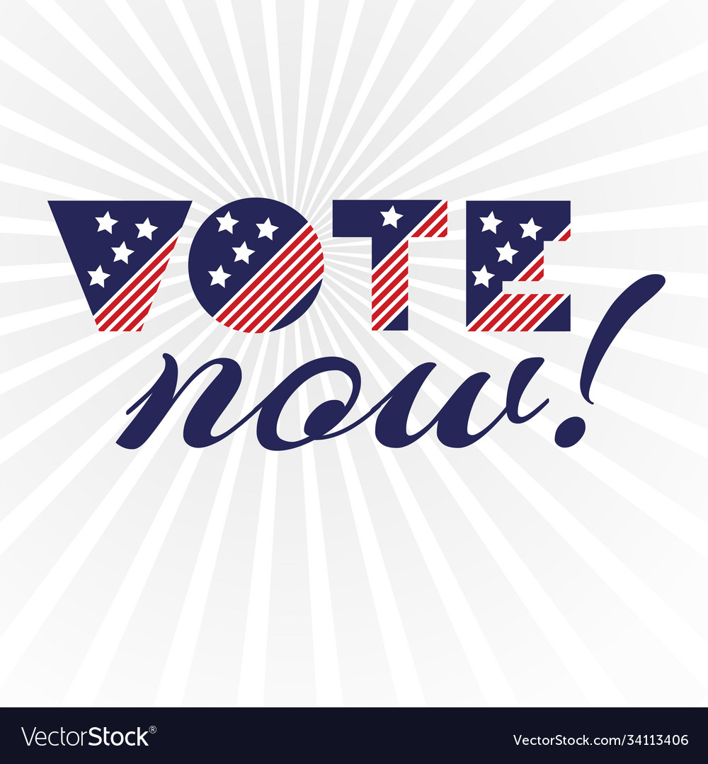 American presidential election day political Vector Image