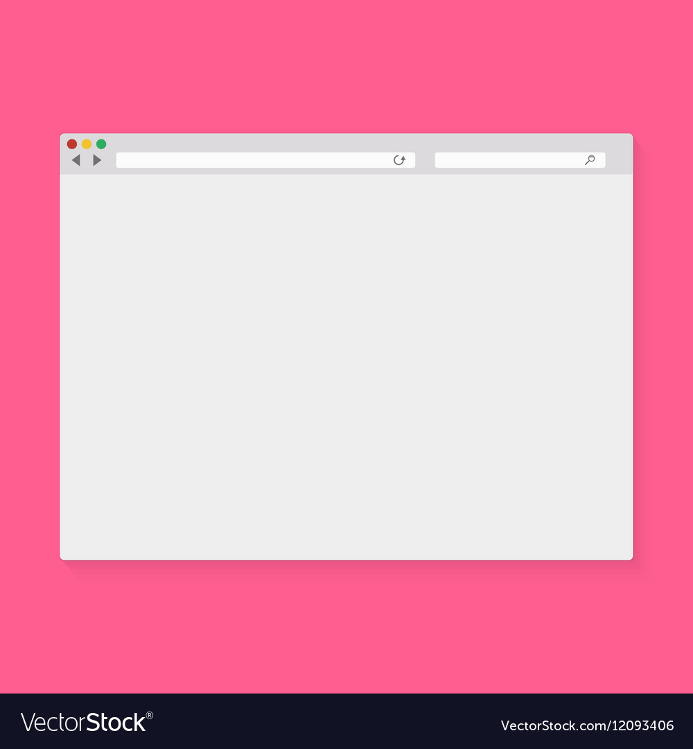 Browser window Royalty Free Vector Image - VectorStock