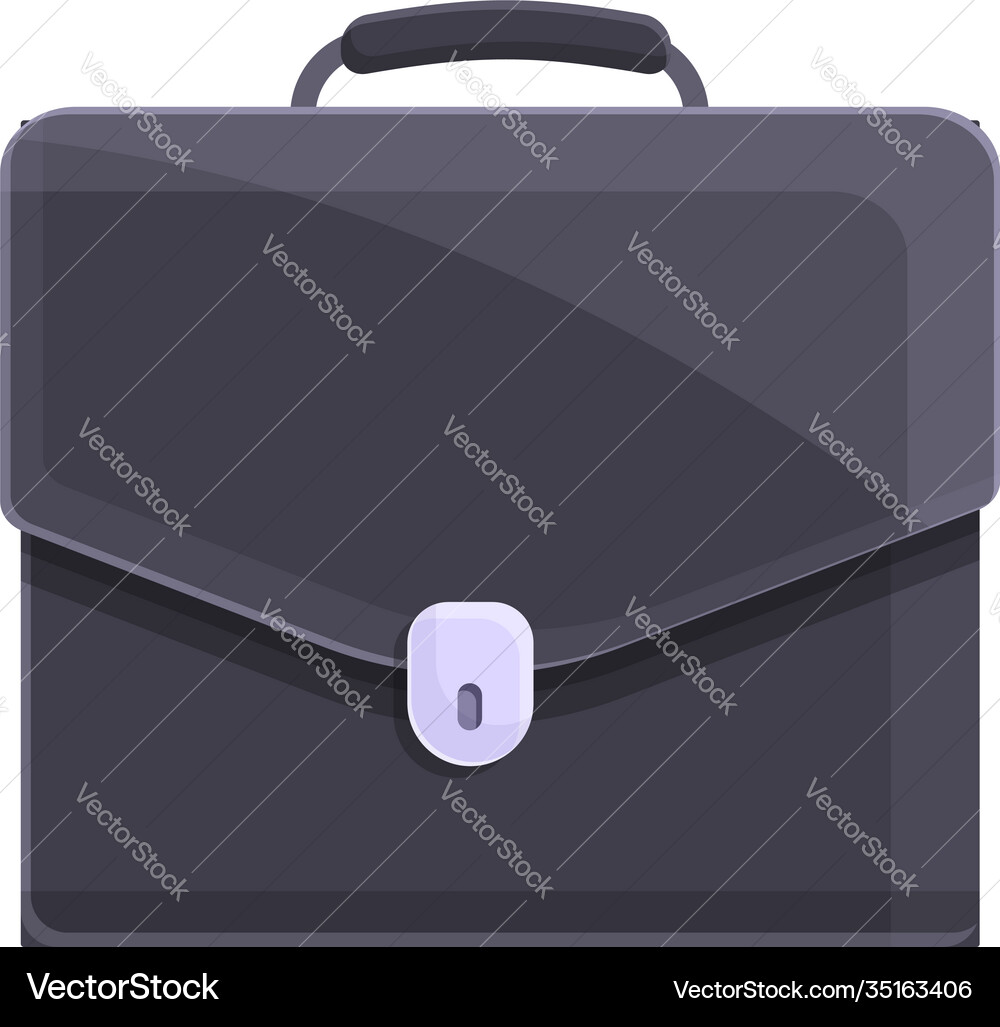 Male briefcase icon cartoon style Royalty Free Vector Image