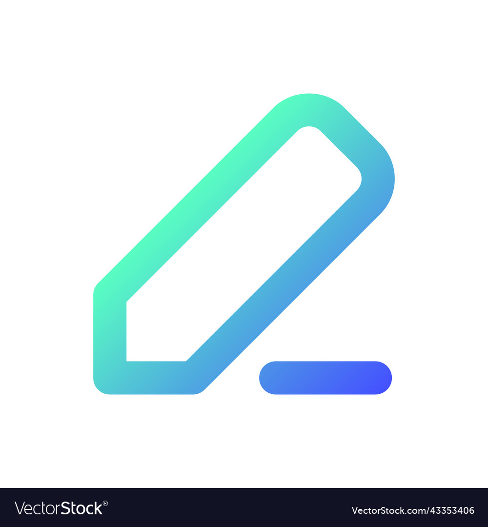 Note taking pixel perfect gradient linear ui icon Vector Image Note taking pixel perfect gradient linear ui icon Vector Image