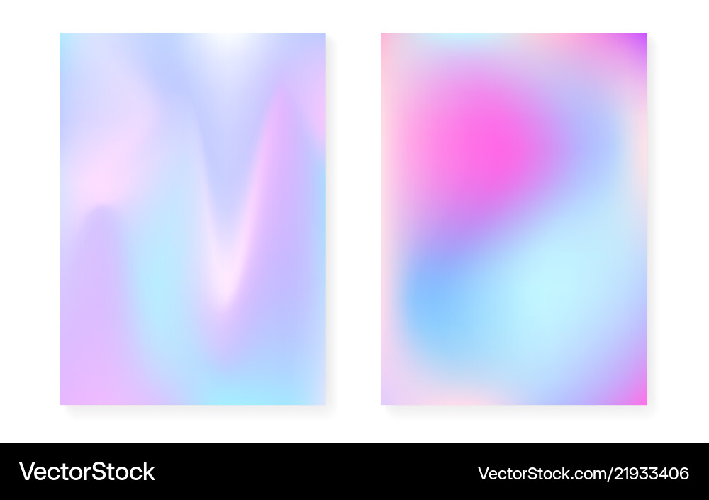 Pearlescent background with holographic gradient Vector Image