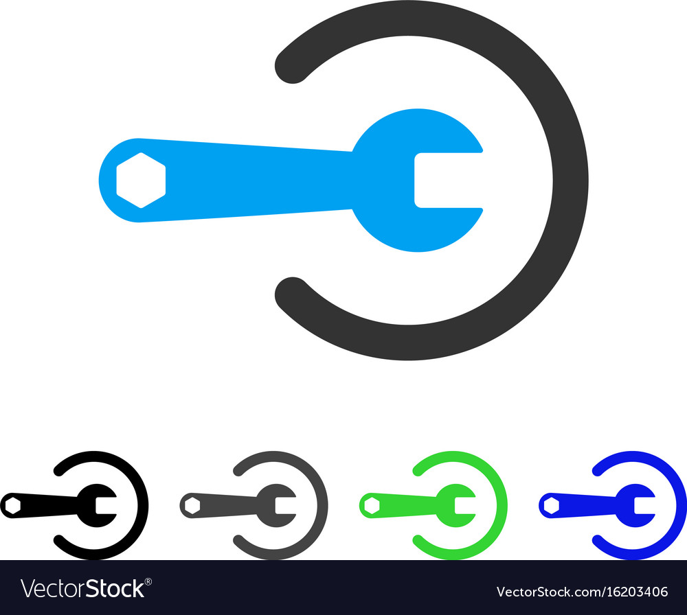 Service flat icon Royalty Free Vector Image - VectorStock